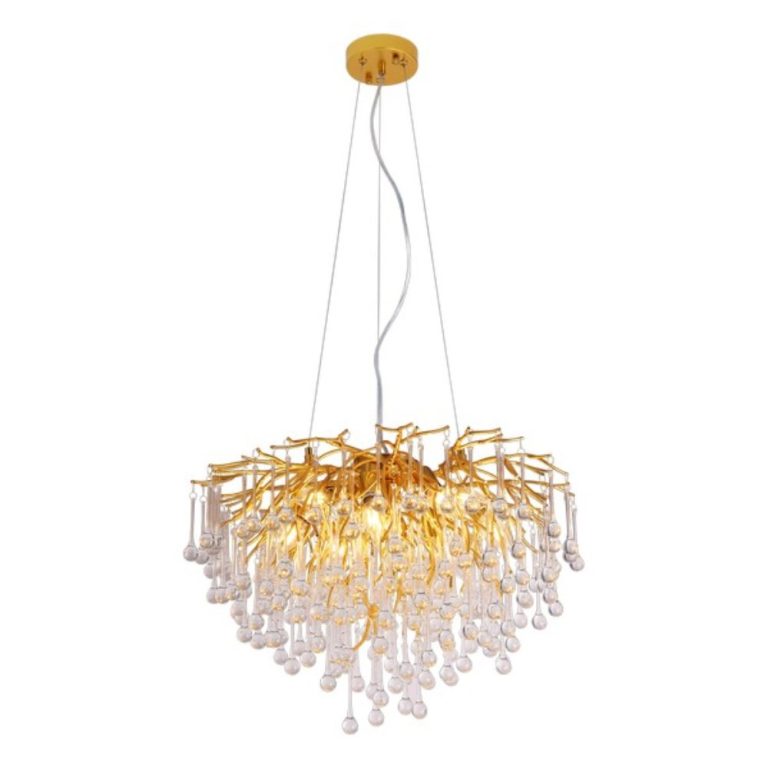 Kalisi – Златен Висечки лустер 10xE14 - HomeLight